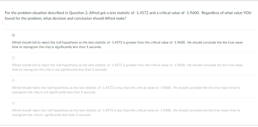 Solved Question 2 0 / 1.2 pts A microcomputer chip has been | Chegg.com
