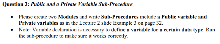 Solved Question 3: Public and a Private Variable | Chegg.com