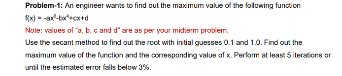 Solved a=6.2 b=1.5 c=10 | Chegg.com