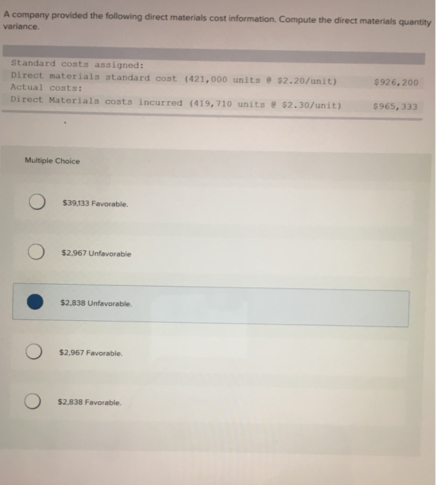 Solved A company provided the following direct materials | Chegg.com Solved A company provided the following direct materials | Chegg.com