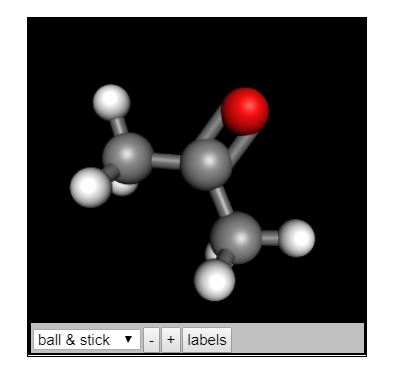 Solved Examine the geometry of the molecule in the | Chegg.com