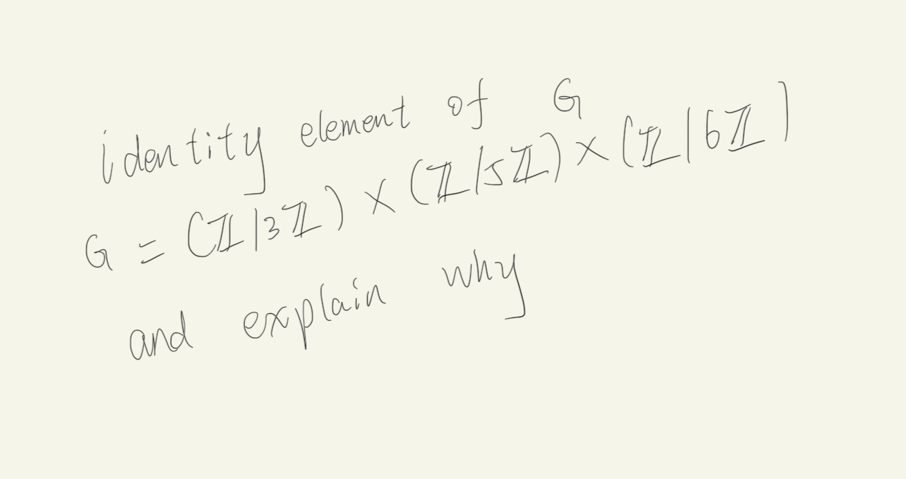 Solved Udentity element of G identity element of | Chegg.com