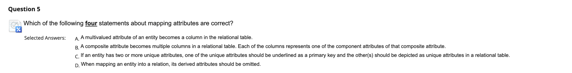 Solved Which of the following four statements about mapping | Chegg.com