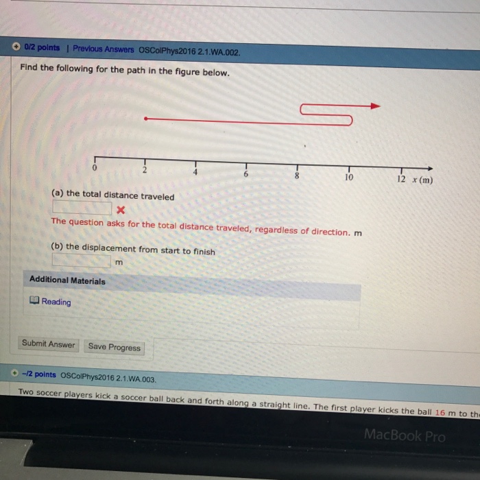 Solved Find the following for the path in the figure below. | Chegg.com