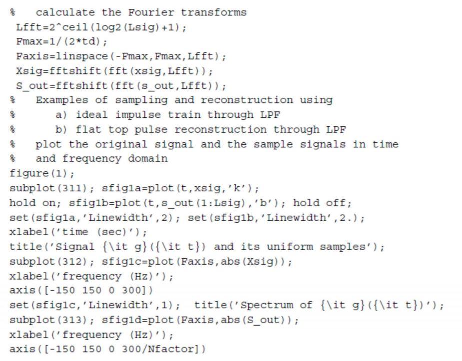 1) Sampling and reconstruction of low pass signals In | Chegg.com