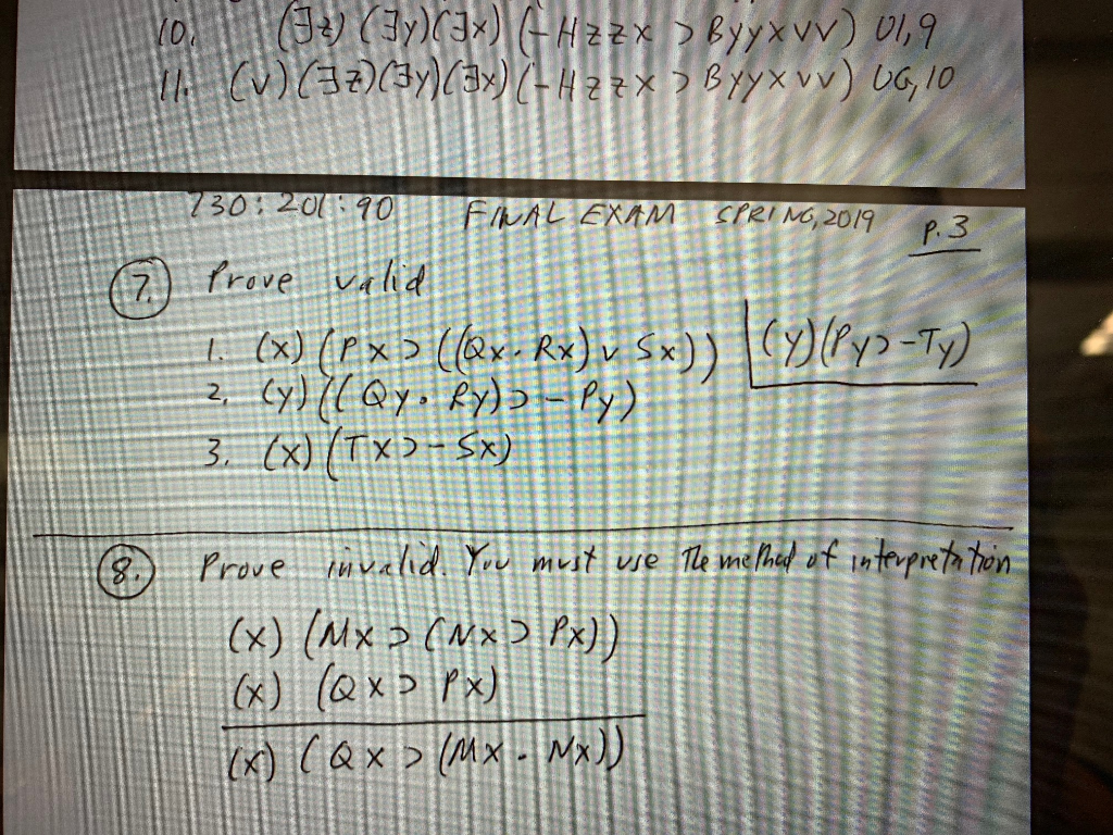Solved DO NOT USE CP, IP, or AP in your proofs. I will not | Chegg.com