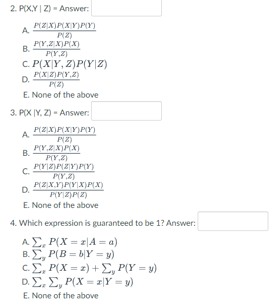 Solved Answer the following questions under no given | Chegg.com