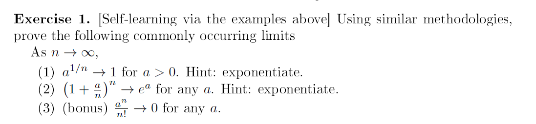 Solved Exercise 1. [Self-learning via the examples above] | Chegg.com