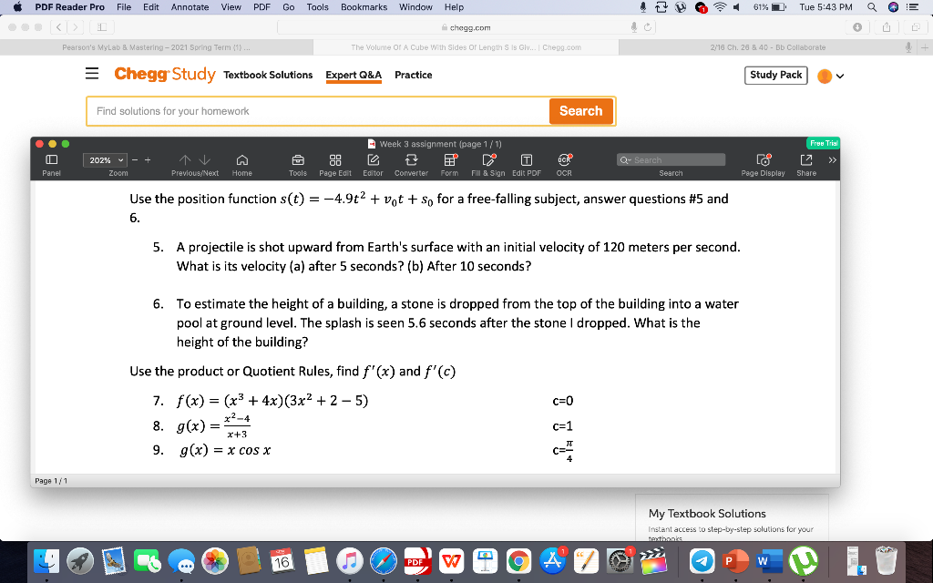 Solved PDF Reader Profile Edit Annotate View PDF Go Tools | Chegg.com