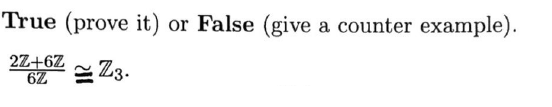 Solved True (prove it) or False (give a counter example). | Chegg.com