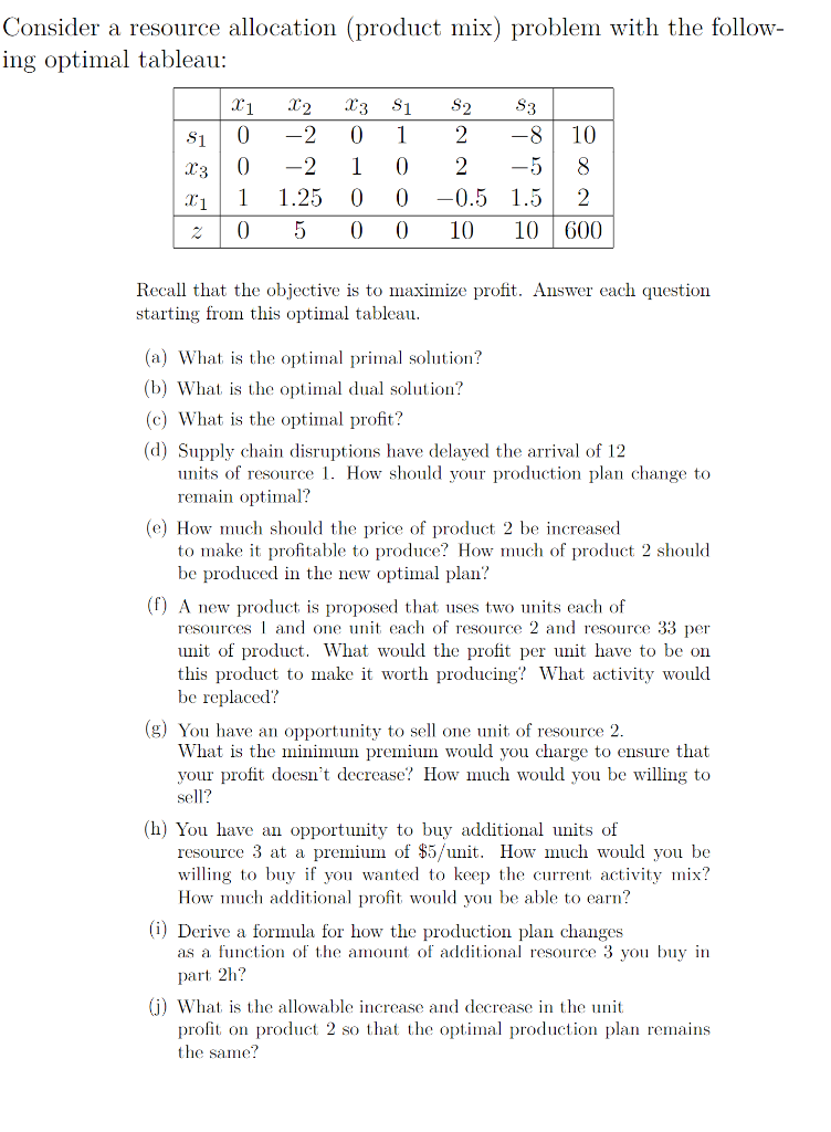 Solved Hello, please help with this Linear Programming | Chegg.com