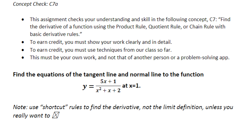 Solved Concept Check: C7a • This assignment checks your | Chegg.com
