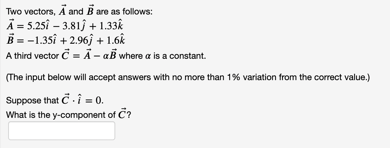 Solved Two vectors, vec(A) ﻿and vec(B) ﻿are as | Chegg.com