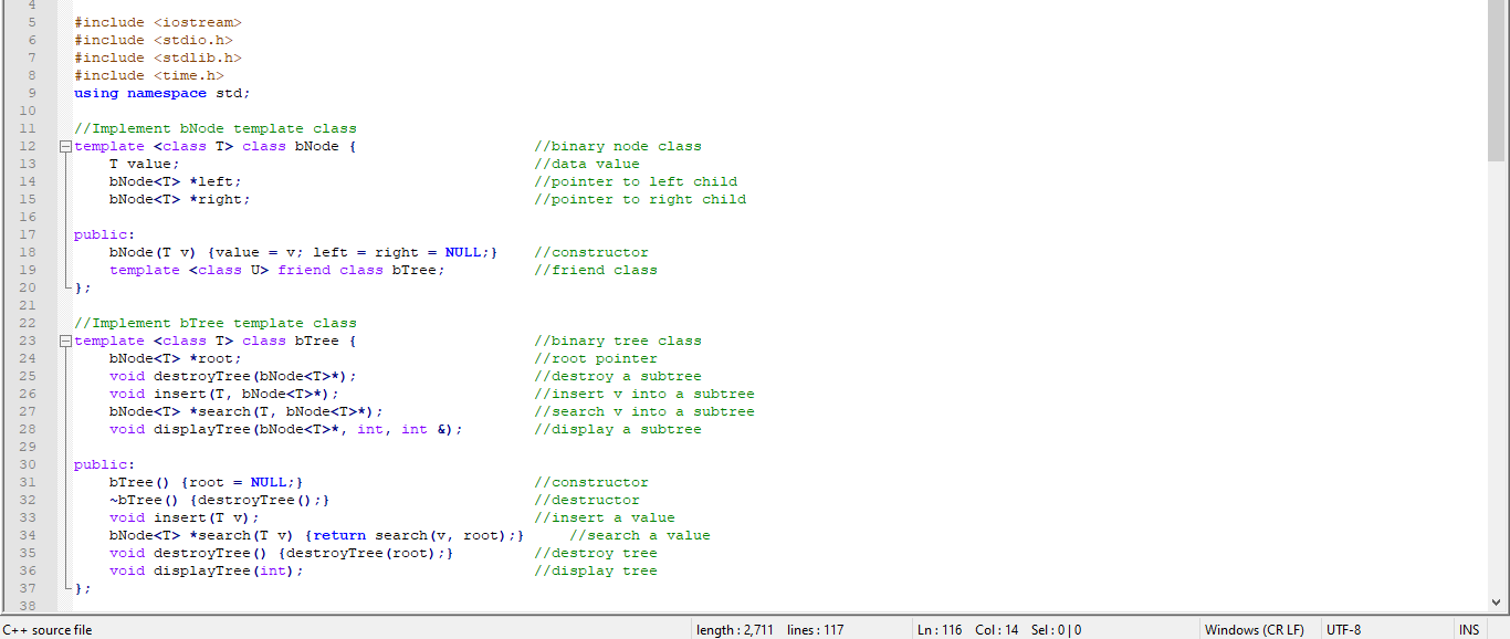 Solved CSC 212 Project2 Complete the following program | Chegg.com