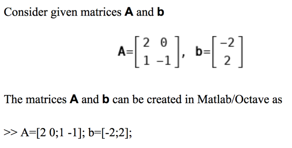 Solved What is the Matlab command to build a variable "j" | Chegg.com