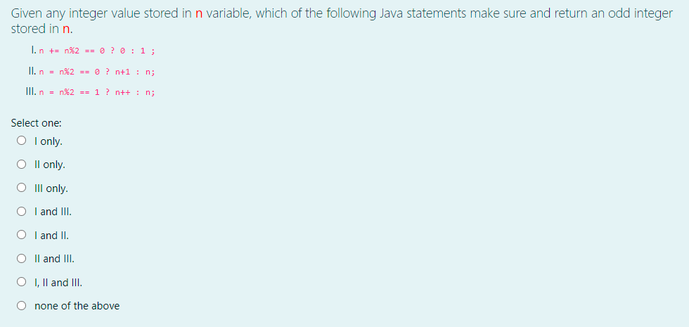 Solved Given Any Integer Value Stored In N Variable Which 5027