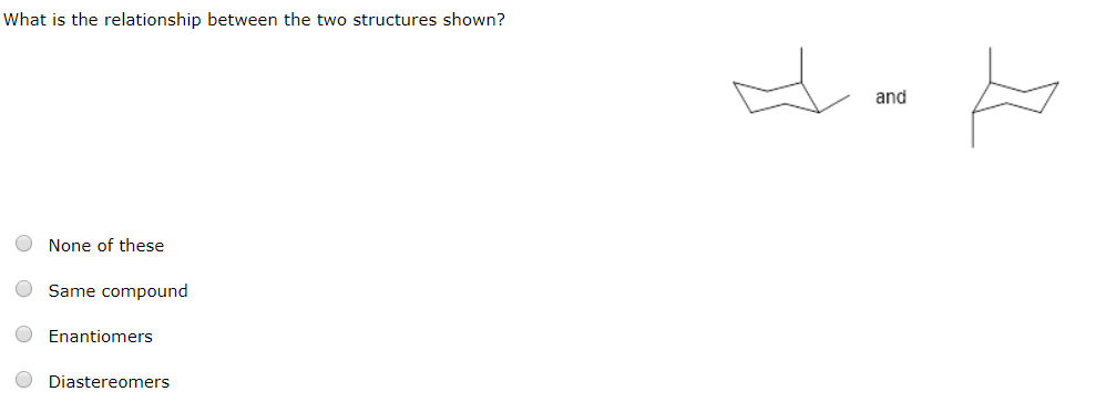 Solved What is the relationship between the two structures | Chegg.com