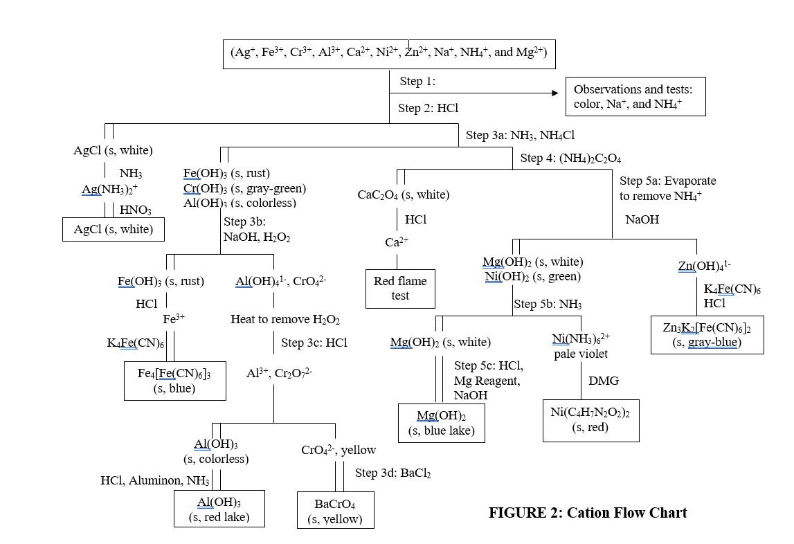 Solved Use the attached flow chart of a qualitative analysis | Chegg.com