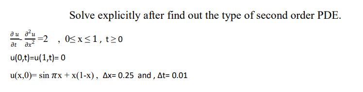 Solved Solve explicitly after find out the type of second | Chegg.com