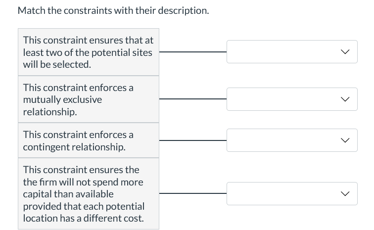 Solved A firm has prepared the following binary integer | Chegg.com