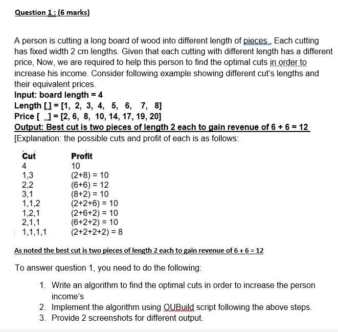 Solved answer it by using oubuild only or translate the code | Chegg.com