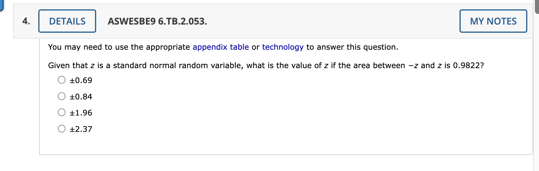 Solved You may need to use the appropriate appendix table or | Chegg.com