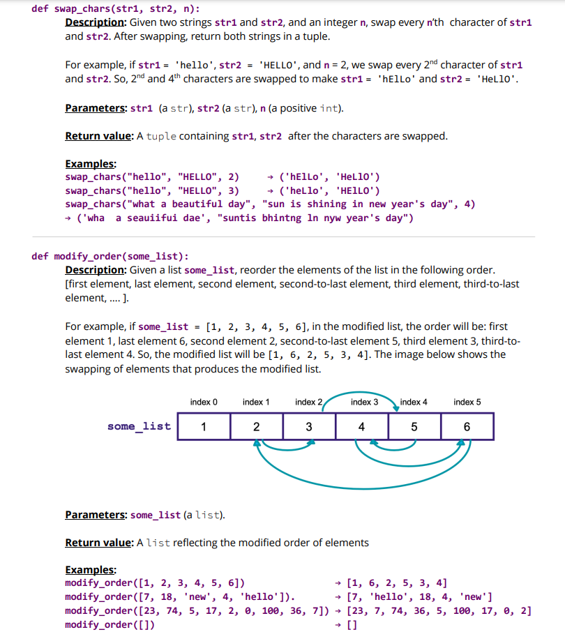 Solved Guidelines and Restrictions Any function that | Chegg.com
