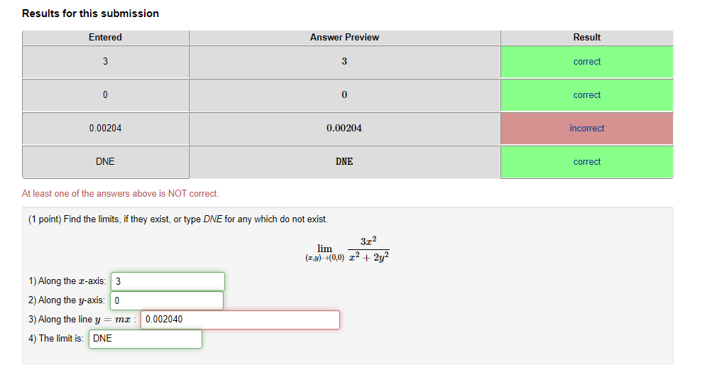 Solved: (1 Point) Find The Limits, If They Exist, Or Type ... | Chegg.com