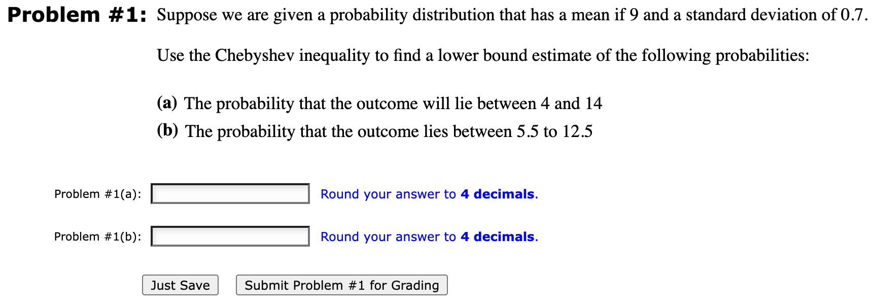Solved oblem \# 1: Suppose we are given a probability | Chegg.com