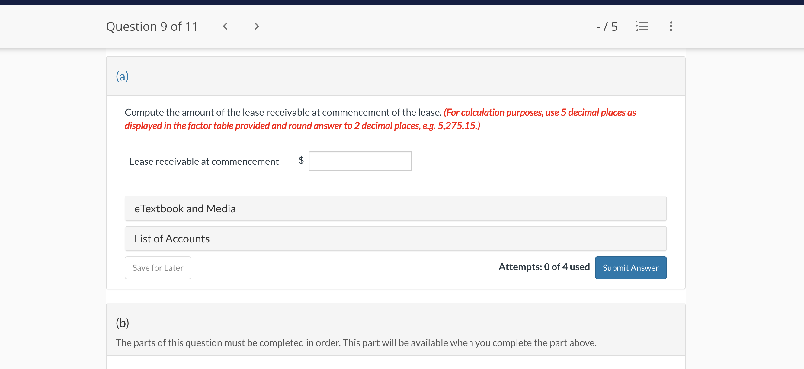 Solved The following facts pertain to a non-cancelable lease | Chegg.com