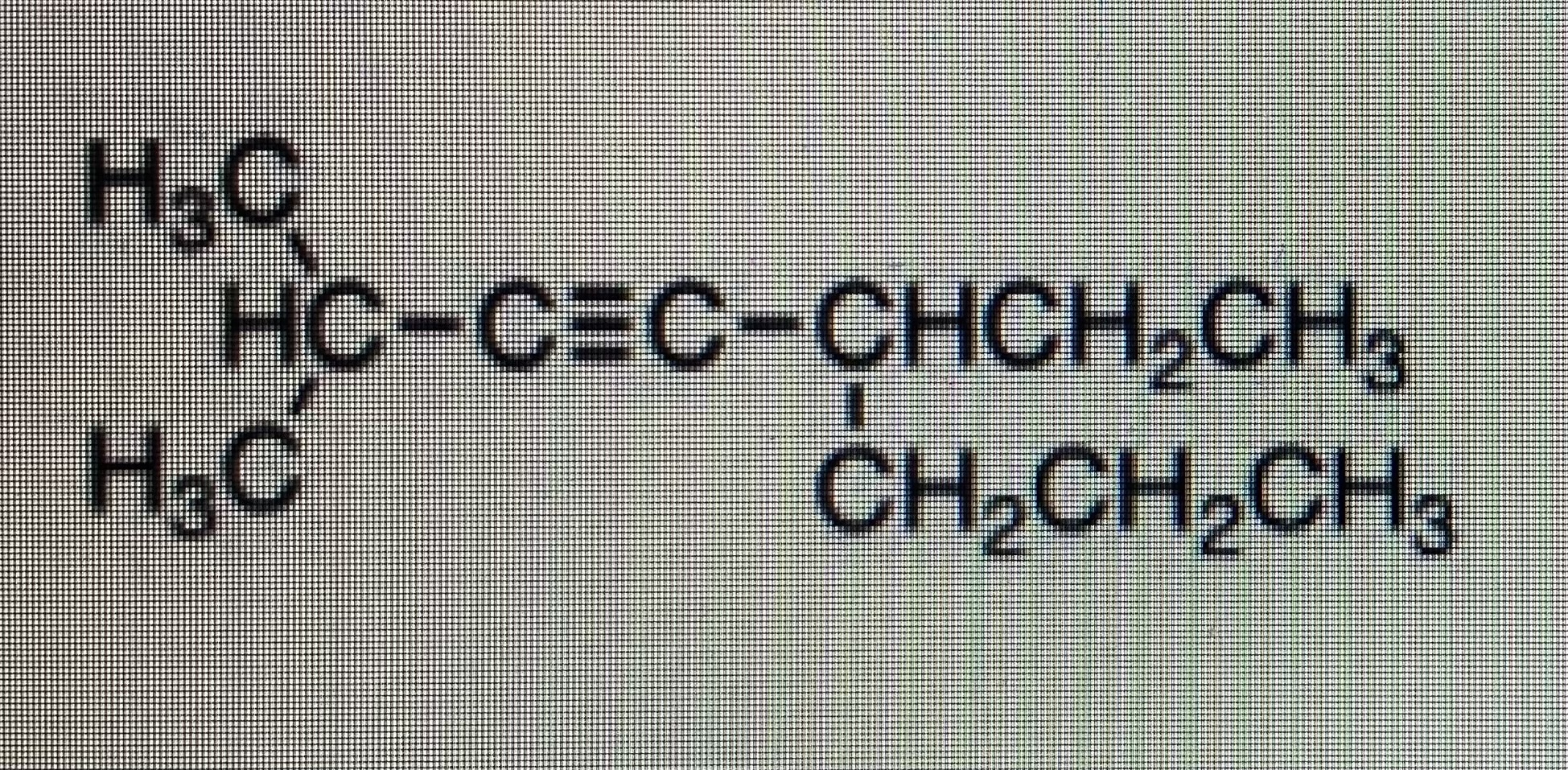 Solved What is the IUPAC name for the molecule shown? A. | Chegg.com