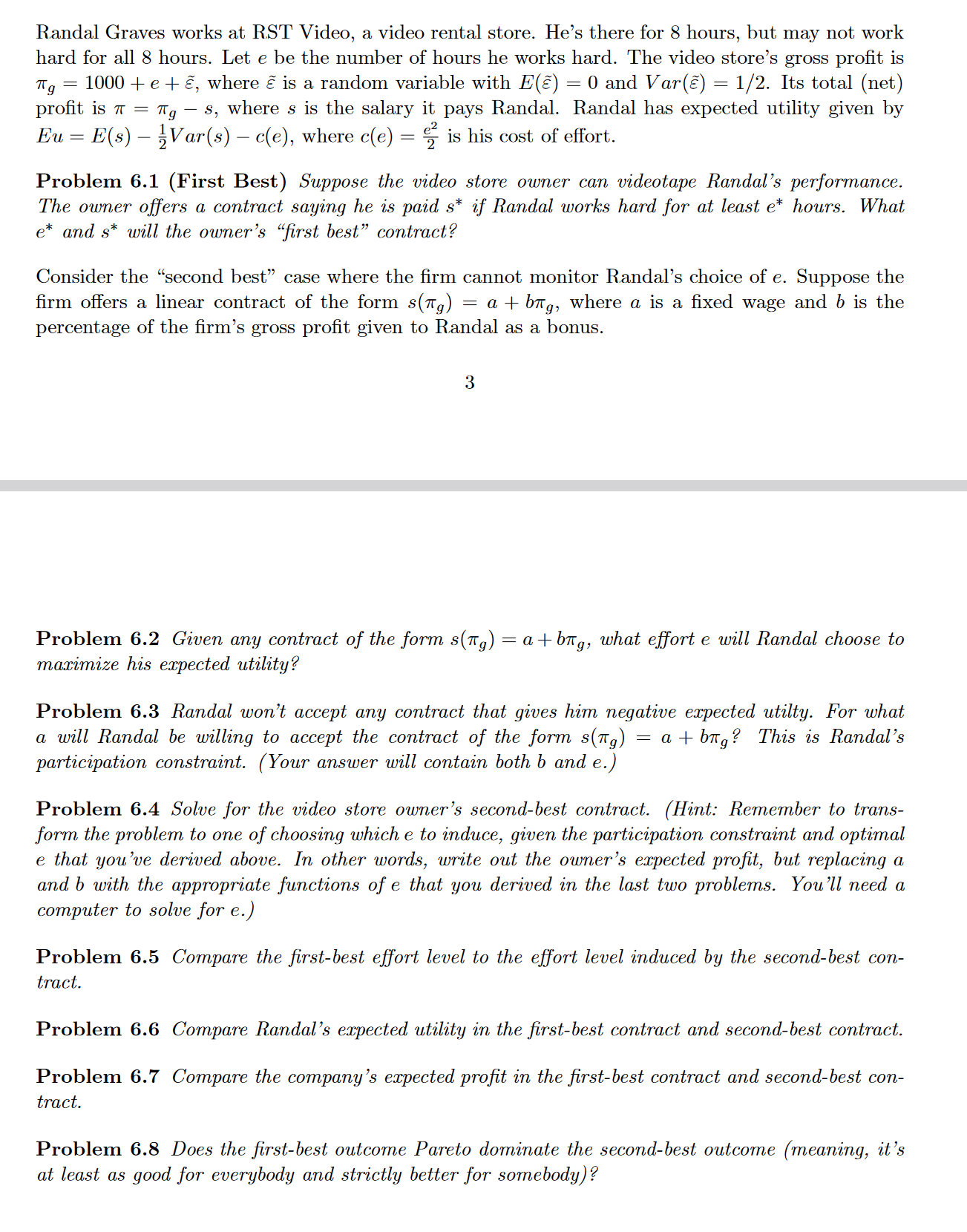 Solved Randal Graves works at RST Video, a video rental | Chegg.com