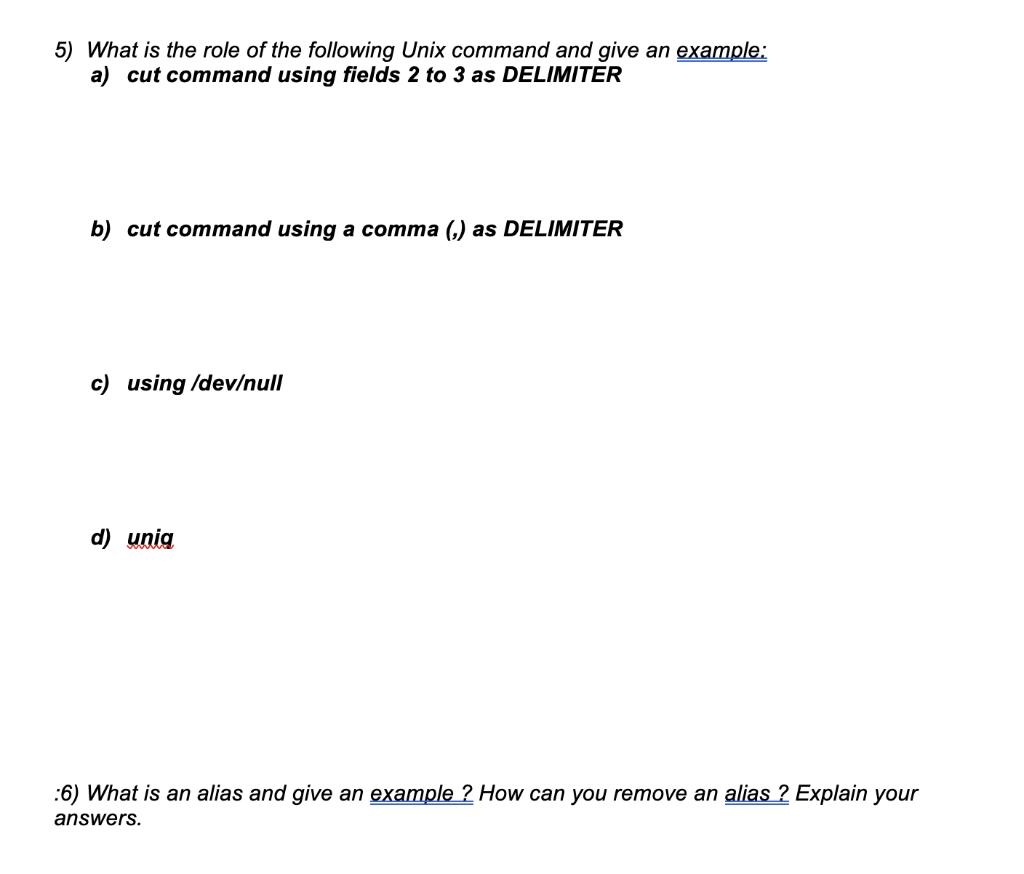 Solved 1) Given the following Unix directory structure, | Chegg.com