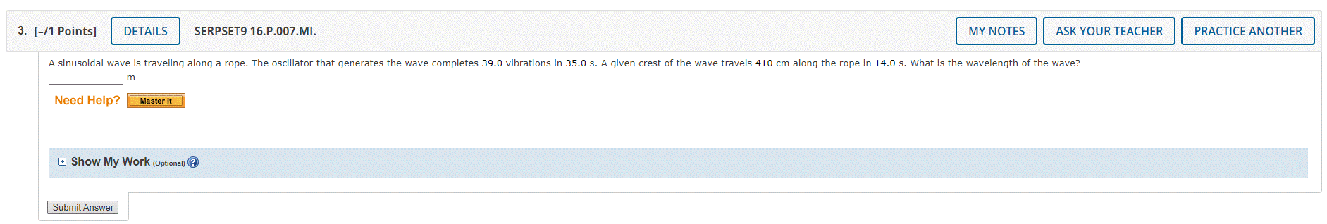 Solved I need help on my physics two homework. The subject | Chegg.com