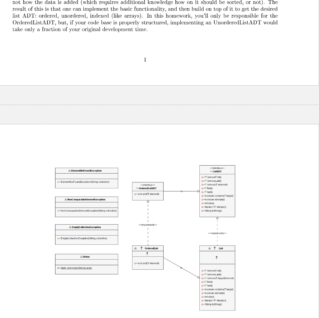 Solved Summary: The goal of this assignment is to implement | Chegg.com