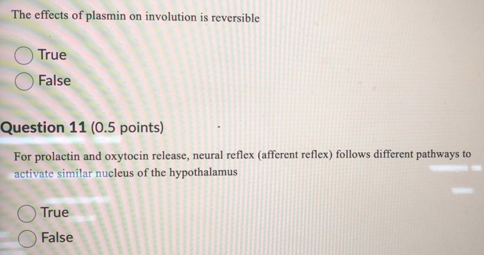 Solved The effects of plasmin on involution is reversible | Chegg.com