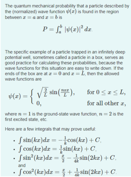 Solved Part A Learning Goal To Use The Wave Function For A 