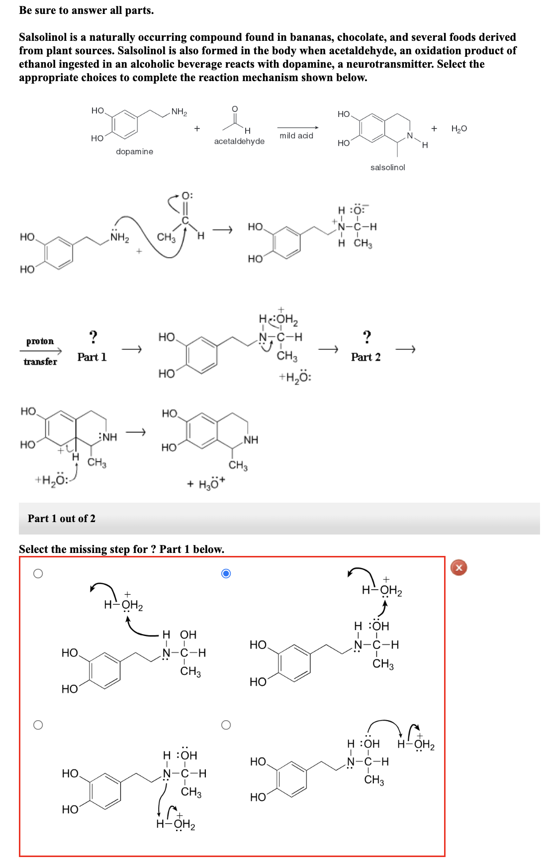 Solved Be sure to answer all parts. Salsolinol is a | Chegg.com