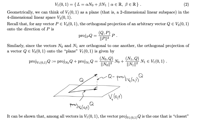 Solved Problem 4. (A geometric approach to error | Chegg.com