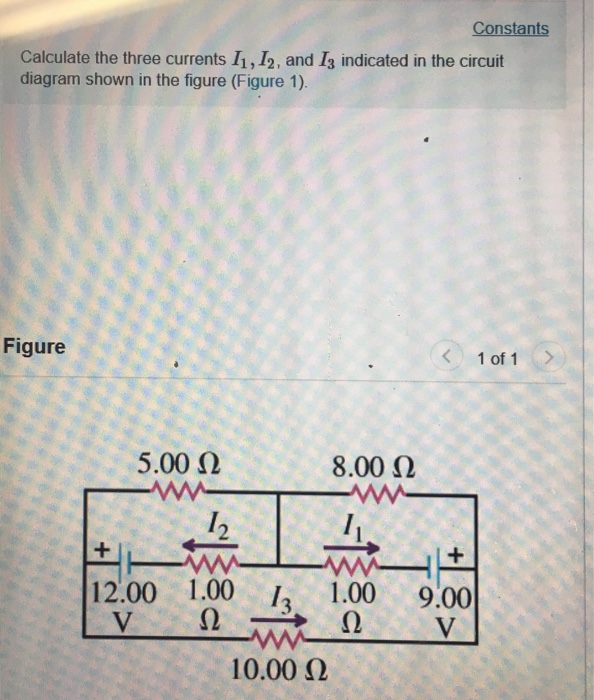 Solved Please help me calculate I1, I2, and I3! I’ve been | Chegg.com
