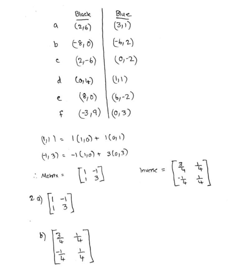 Consider the following two coordinate systems of R?: | Chegg.com