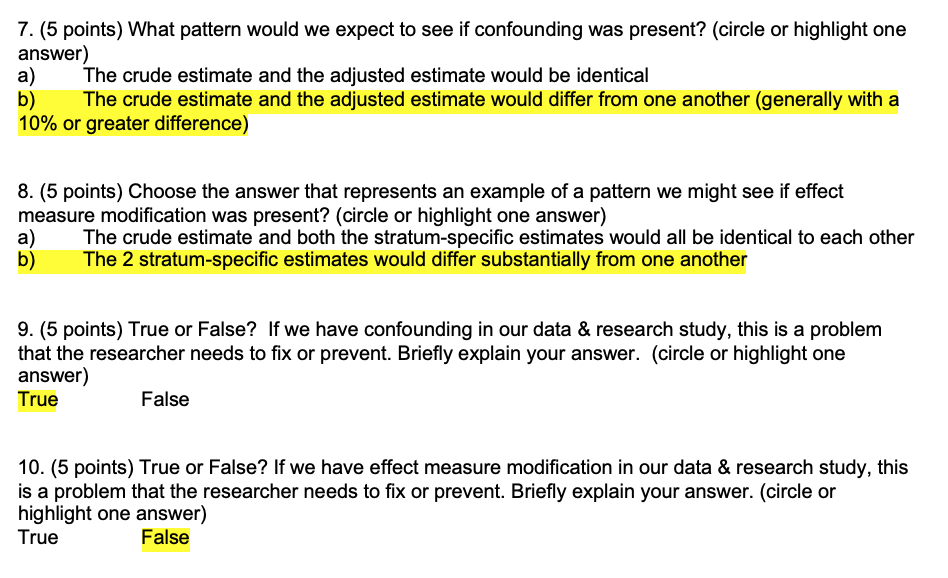 Solved *** This is an EPIDEMIOLOGY question *** I am | Chegg.com