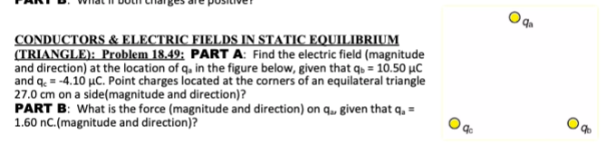 Solved CONDUCTORS & ELECTRIC FIELDS IN STATIC EQUILIBRIUM | Chegg.com