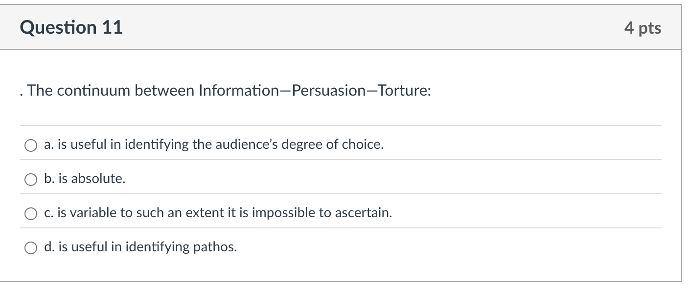 Solved Question 11.The continuum between | Chegg.com
