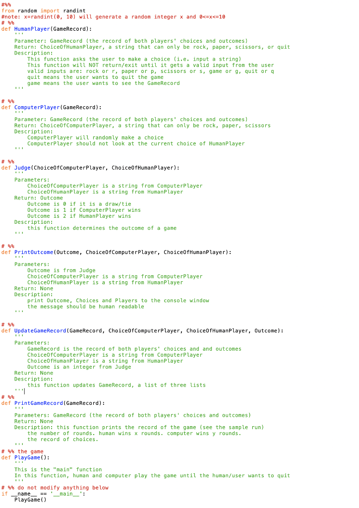 Solved #8% from random import randint #note: x=randint(0, | Chegg.com