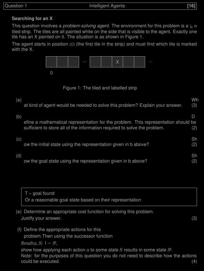 Solved This Question Involves A Problem Solving Agent The 3336