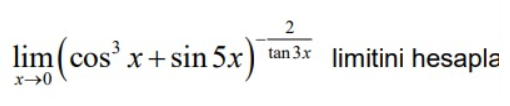 Solved calculate limit x approaches to zero (cos^3(x) + | Chegg.com
