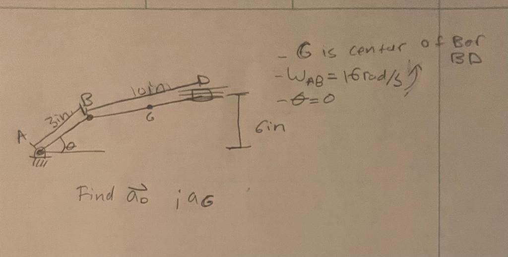 Solved use the instantaneous center of rotation method | Chegg.com