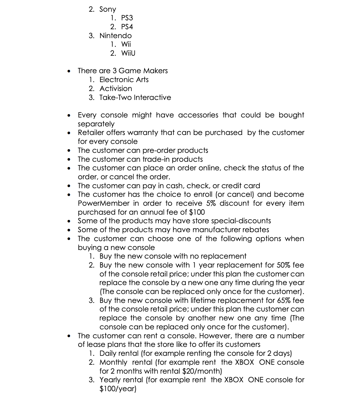 Solved Project Overview Statement: Build an application for | Chegg.com