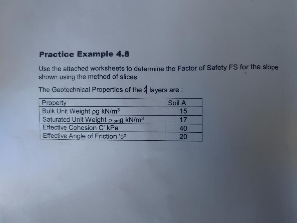 Solved Practice Example 4.8 Use the attached worksheets to | Chegg.com